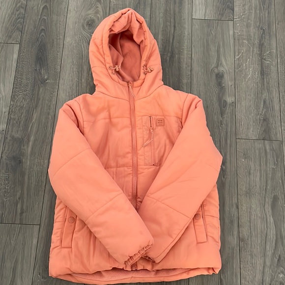 Billabong | Jackets & Coats | Womens Billabong Puffer Jacket Apricot ...